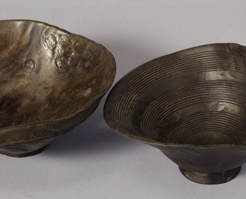 Bowls turned green - Richard Raffan